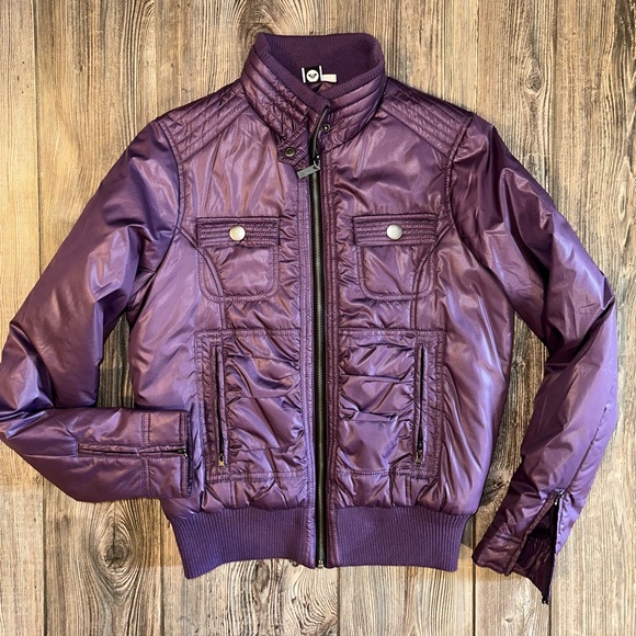 Roxy | Jackets & Coats | Roxy Purple Bomber Jacket | Poshmark